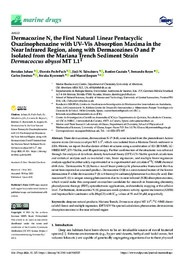 Dermacozine N, the First Natural Linear Pentacyclic Oxazinophenazine ...